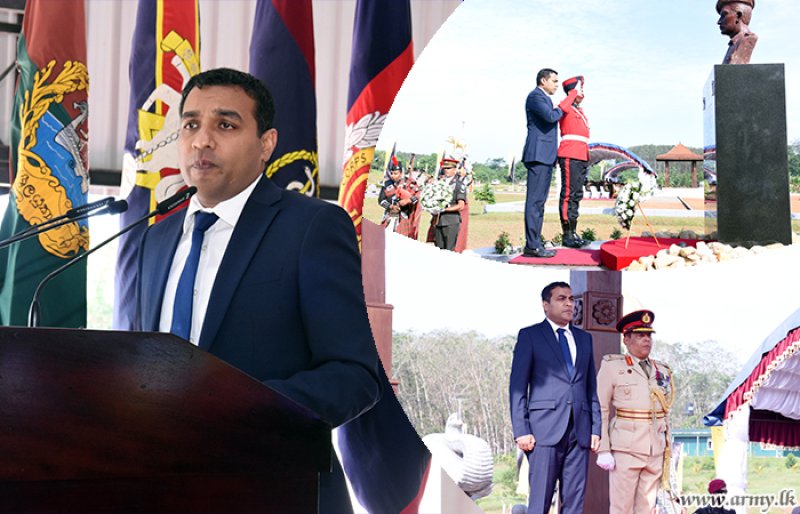 State Minister of Defence visits SLAVF HQ premises, Kosgama