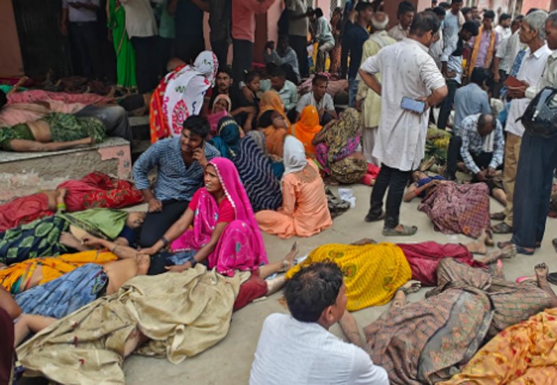 Death toll from stampede in India rises to 121