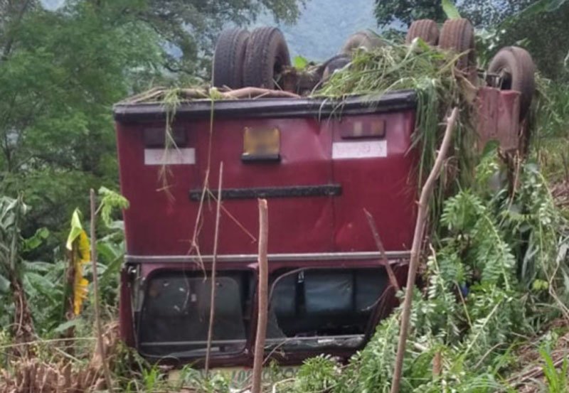 One dead, many 30 injured after bus falls down precipice