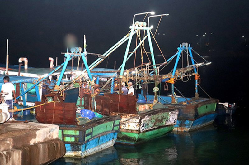 Navy arrests 12 Indian fishermen with three trawlers in Sri Lankan waters