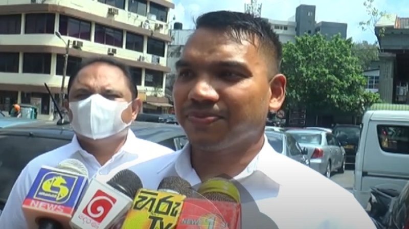 Namal Rajapaksa Appears at CID