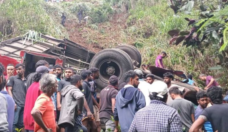 Bus Overturns Into Ravine in Kotmale: Five dead, 35 Injured