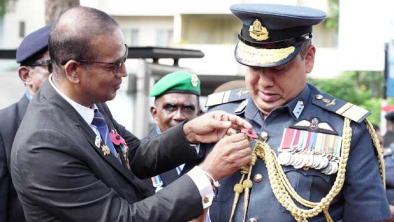 Sri Lanka commemorates armed forces remembrance and Poppy Day