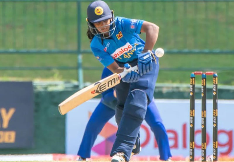 Vishmi Gunaratne makes history with ODI century against Ireland
